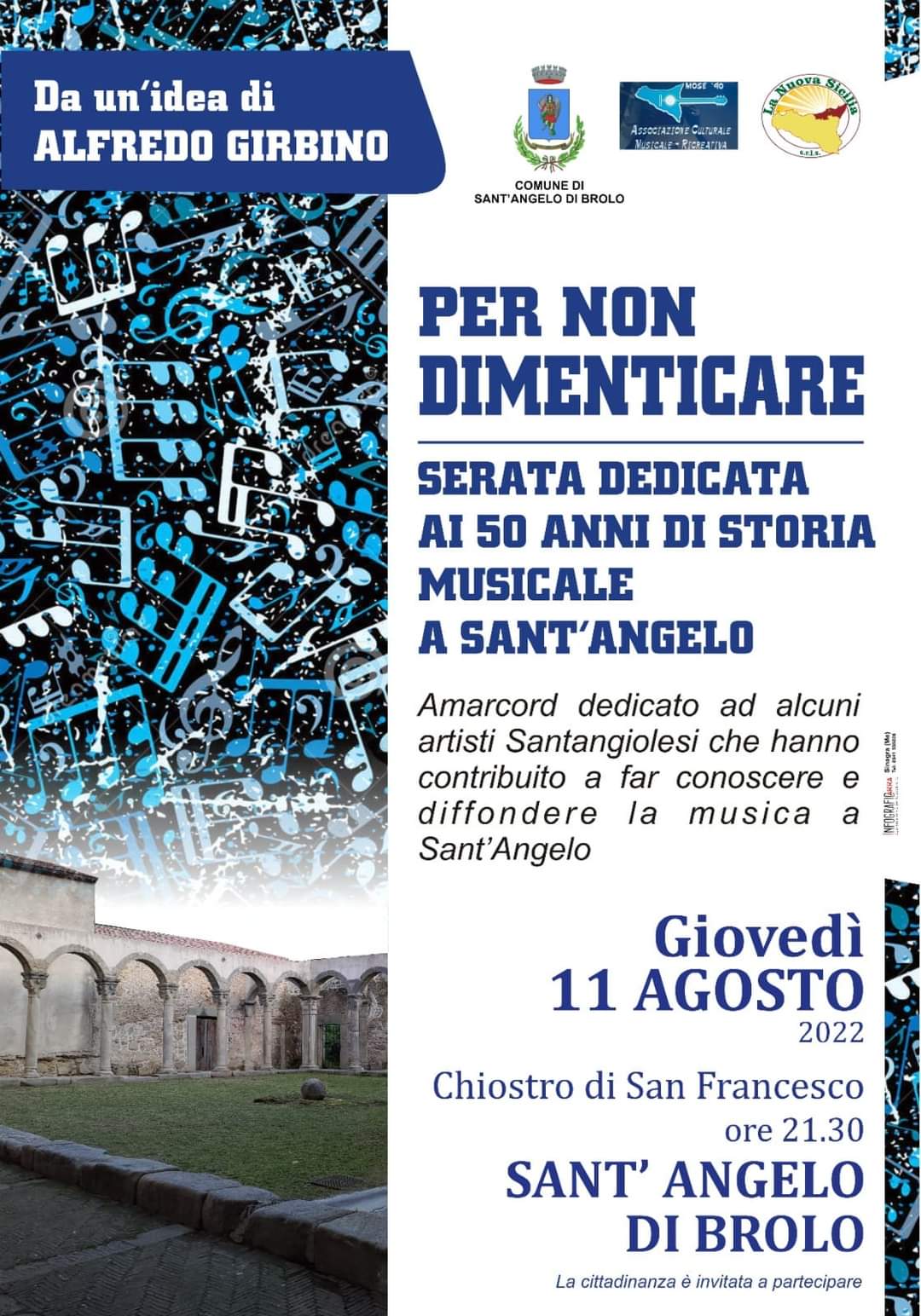 Comune di Sant'Angelo di Brolo - “Per non dimenticare” - Serata ... Comune di Sant'Angelo di Brolo - “Per non dimenticare” - Serata ...